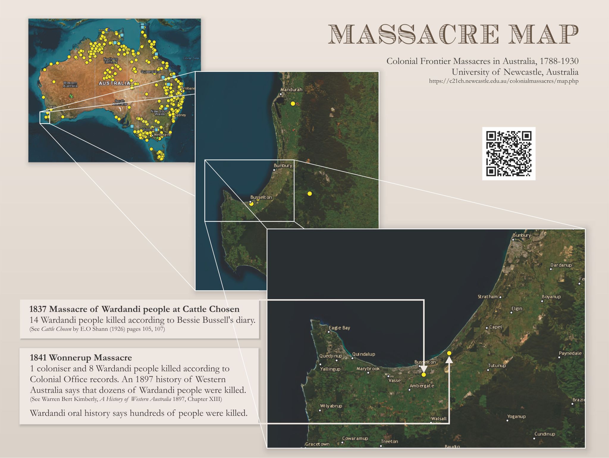 1829 onwards colonial violence on Wadjuk, Pibelmen and Wardandi Country ...